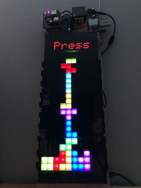 Tetris Arcade Frame Using Esp32 Unfinished Rarduino