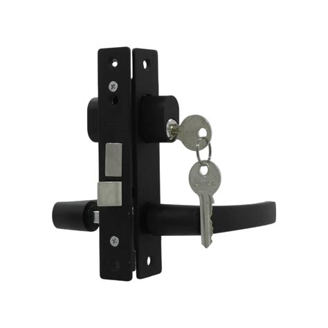Cerradurachapa Para Puerta De Aluminio Negra Austral 639 Cdn H79