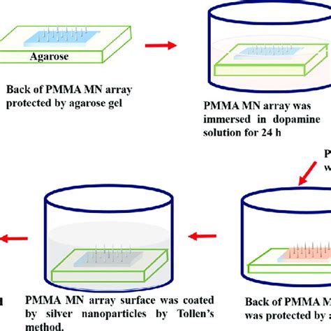 A Photograph Of The Pmma Mn Array With No Silver Coating Shown In The Download Scientific