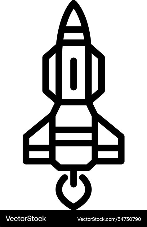 Missile Royalty Free Vector Image Vectorstock