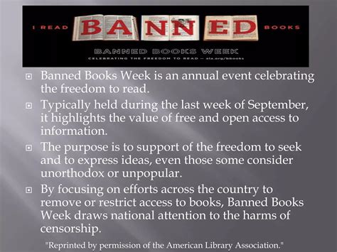 Banned Books Week Ppt