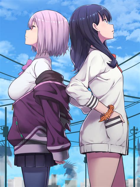 Takarada Rikka Looking Into The Distance Illustration Sky Fan Art