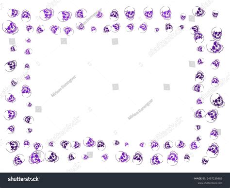 Rectangular Frame Formed By Irregular Pattern Stock Vector Royalty