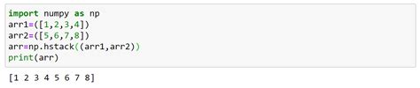 numpy join and split