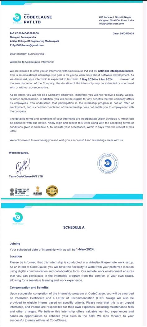 bhargavi s on linkedin internship codeclause artificialintelligenceintern