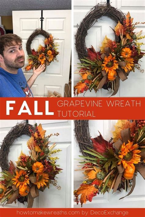 Make An Easy Designer Fall Wreath Diy Christmas Wreath Tutorial Fall