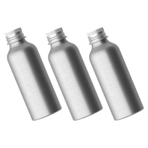 3 Sets Aluminum Bottles Refillable Perfume Empty Container Essential