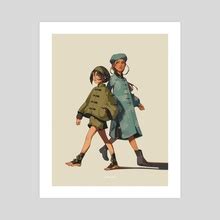 Toph And Katara An Art Print By Nekokonut Art Avatar The Last Airbender Art Prints