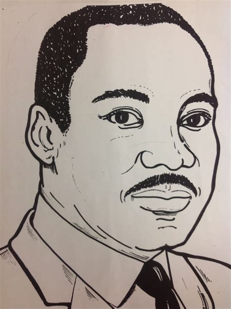 Simple Martin Luther King Drawings