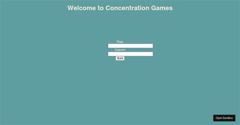 Game Codesandbox