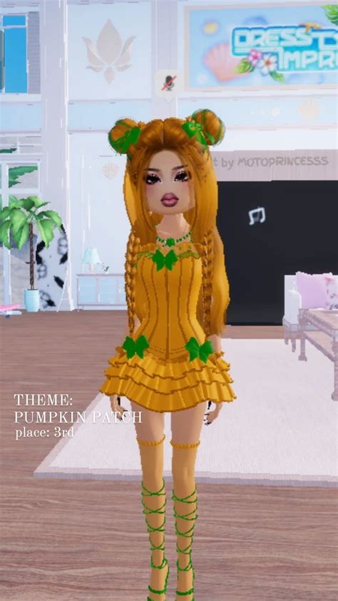 Dti Pumpkin Patch Pumpkin Patch Dress To Impress Dress