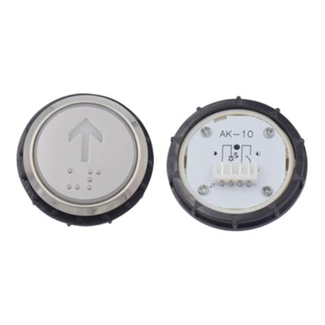 Ak 10 Elevator Round Braille Push Button A Fly International Limited