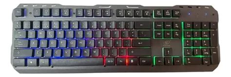 Teclado Para Jogos Jiexin Luzes Rgb Cor Do Teclado Cinza Escuro Mercadolivre