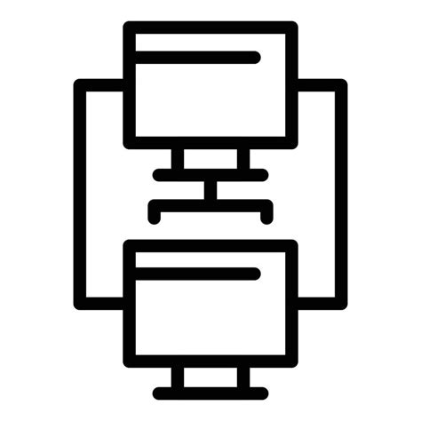 Api Network Icon Outline Style 15887401 Vector Art At Vecteezy