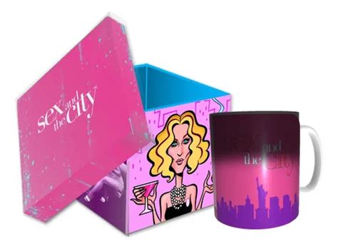 Taza Magica Sex And The City Con Estuche Madera Premium Envío Gratis