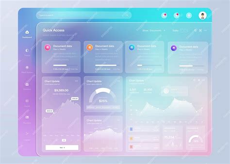 Premium Vector Infographic Dashboard Uiux Design With Graphs Charts