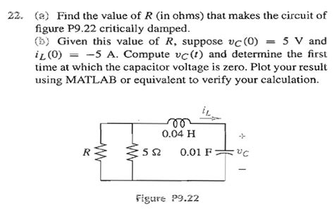 Solved Find The Value Of R In Ohms That Makes The Circuit Chegg