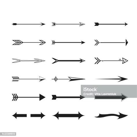 다양한 스케치 낙서 화살표 손으로 그린 간단한 기호 그런 지 질감 화살표에 대한 스톡 벡터 아트 및 기타 이미지 화살표 디자인 요소 방향 Istock