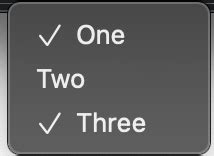 Swift How To Align SwiftUI Menu Item With Checkmark In MacOS Stack