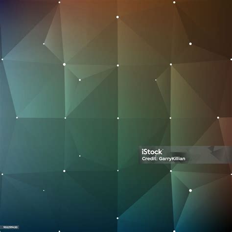 추상적인 벡터 메쉬 배경입니다 Chaotically 연결된 포인트 이며 다각형 공간에서 비행입니다 비행 파편입니다 미래 기술 스타일 카드입니다 선 점 원형 및 비행기 미래