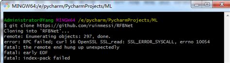 Git报错 Error Rpc Failed Curl 56 Openssl Sslread Sslerrorsyscall Errno 10054error Post Git