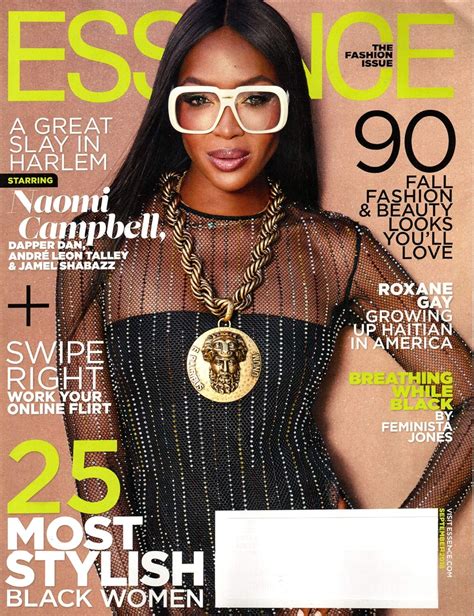 Essence Magazine September 2018 Naomi Campbell Cover 25 Most Stylish