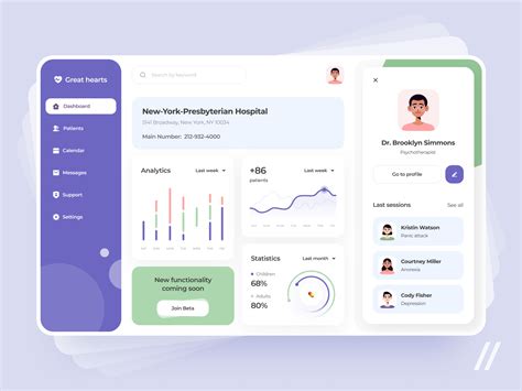 Healthсare Dashboard Design Dashboard Design Dashboard Design Template Dashboard Ui