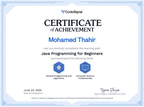 🎉 Proud To Share That Ive Successfully Completed The Java Programming For Beginners Learning