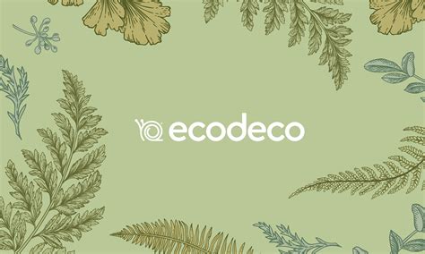 ECODECO visual identity on Behance