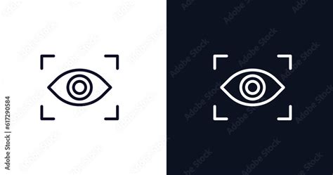 Viewer Icon Thin Line Viewer Icon From User Interface Collection Outline Vector Isolated On