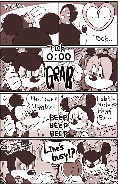 Happy Birthday Mickey And Minnie By Hentaib On DeviantArt Disney Cartoons Classic