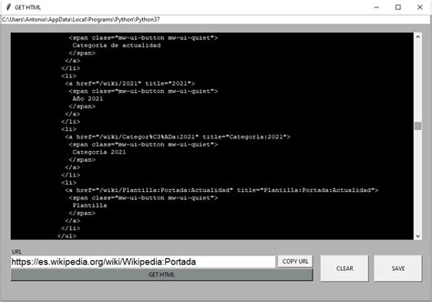 Código Fuente de Python