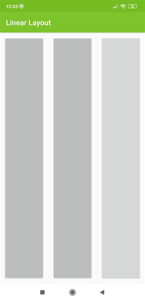 linearlayout and its important attributes with examples in android
