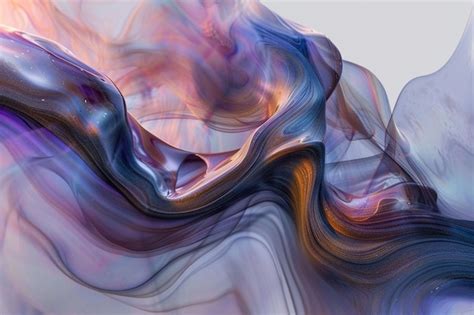 Premium Photo Abstract Liquid Flow Pattern Design