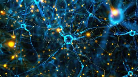Neural Network Transmitting Data With Electrical Signals And Synapses