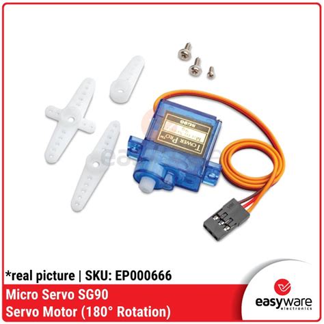 Sg90 Servo Motor 180° Mini Motor Servo Micro Rc Robotika Diy Arduino