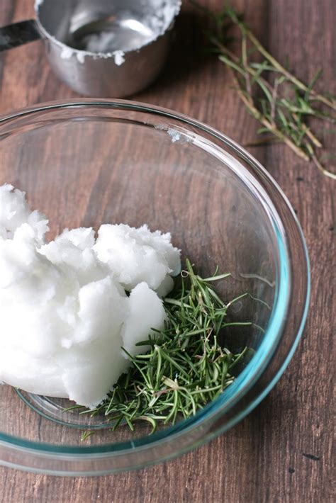Diy Rosemary Infused Coconut Oil Dandruff Treatment