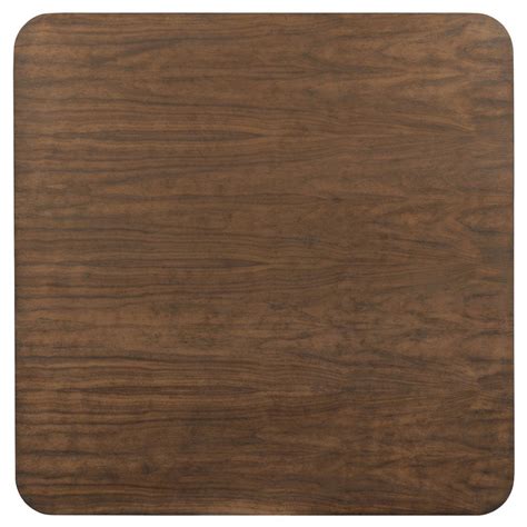 Highlands Modern Classic Brown Walnut Square Coffee Table 51 W 60 W