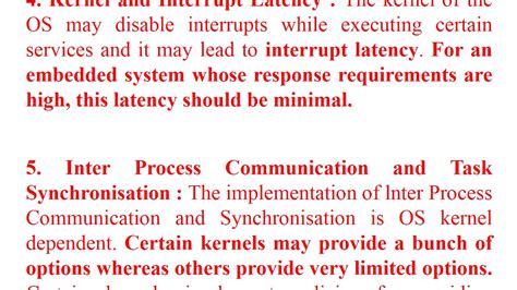 Cs404 Embedded Systems Module V How To Choose An Rtos Youtube