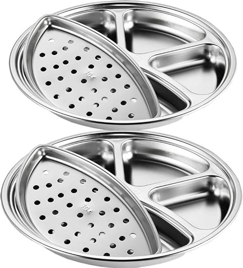 Crega Compartment Plates And Divided Serving Trays Multi Section Dinner