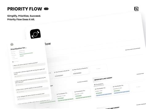 Priority Flow Your Path To Masterful Prioritization For Notion