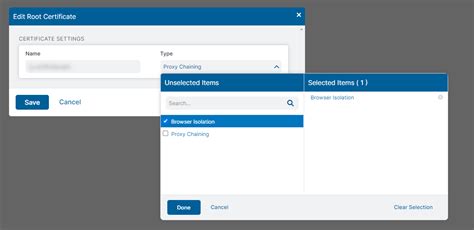 Editing A Root Certificate For Isolation In ZIA Zscaler