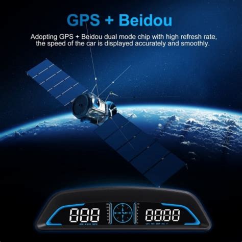Universal Car Hud Gps Head Up Display Speedometer Odometer With