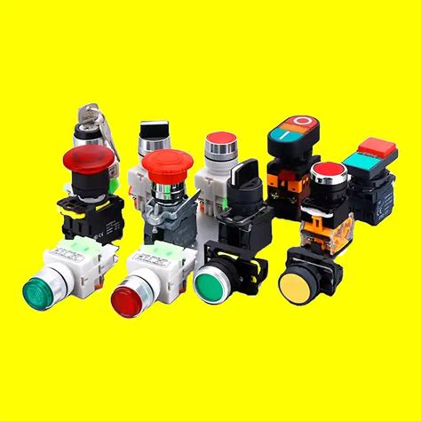 30mm Electronic Reset Switch Mushroom Head Momentary Push Button Switch 1no1nc 10a 600v