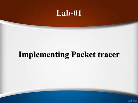 Introduction To Packet Tracer On Lab 01pdf
