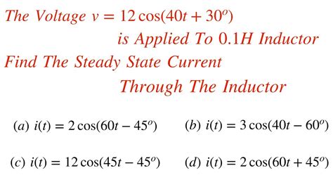 In Steady State Inductor Acts As At Makayla Moffatt Blog