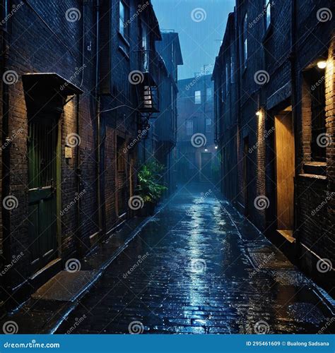 Empty Alleyway With Colorful Graffiti On Walls Once Bustling Now