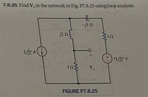 Solved 7 8 25 Find V0 In The Network In Fig P7 8 25 Chegg
