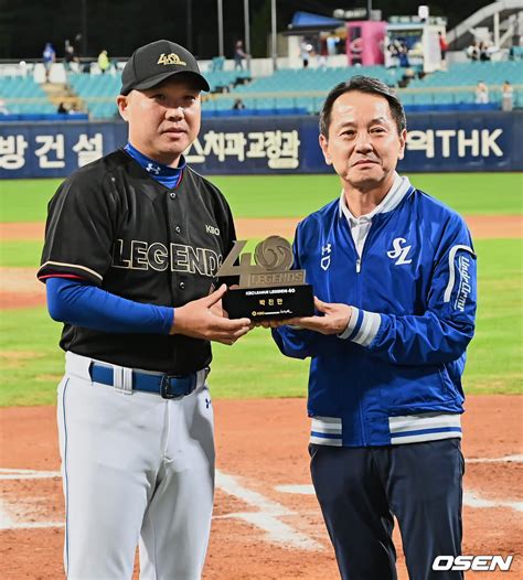사진 Kbo 40주년 레전드 박진만 감독 대행