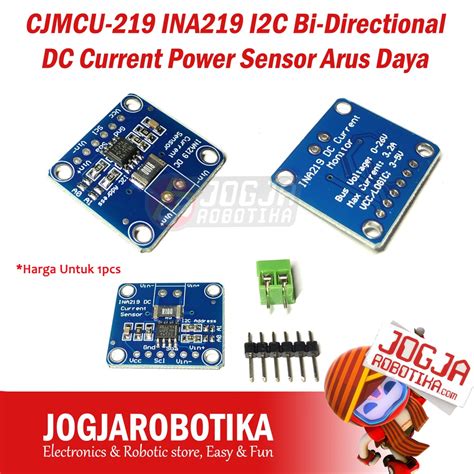 Jual CJMCU 219 INA219 I2C Bi Directional DC Current Power Sensor Arus Daya Shopee Indonesia